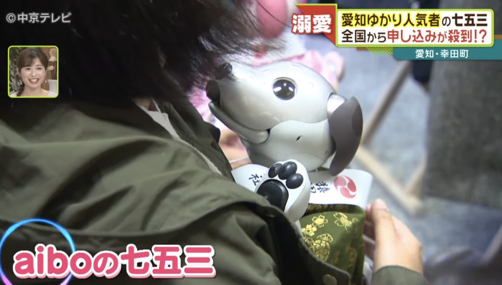【aiboTV出演情報】【youtubeで見れます】中京テレビ キャッチにてaiboの七五三詣の様子が放送されます | aiboの飼い方 ...